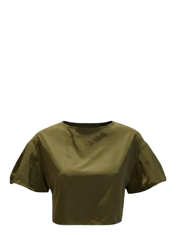 SNIDER Leda Short Sleeve Top - Green
