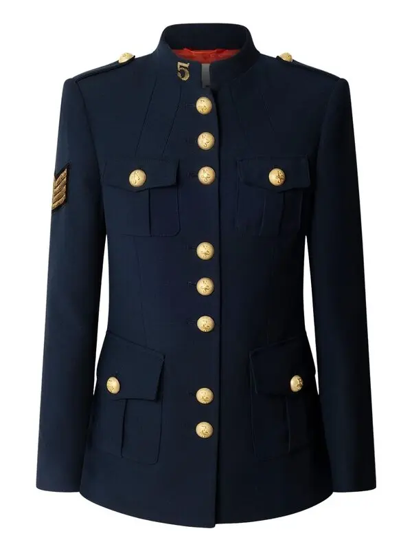 THE EXTREME COLLECTION The Manhattan Military Jacket - Blue