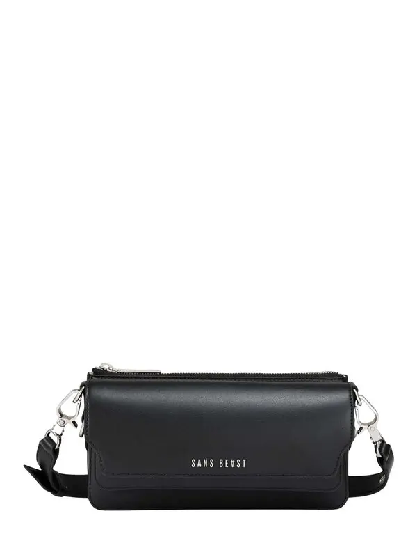 SANS BEAST Gemini Handbag In Noir - Black