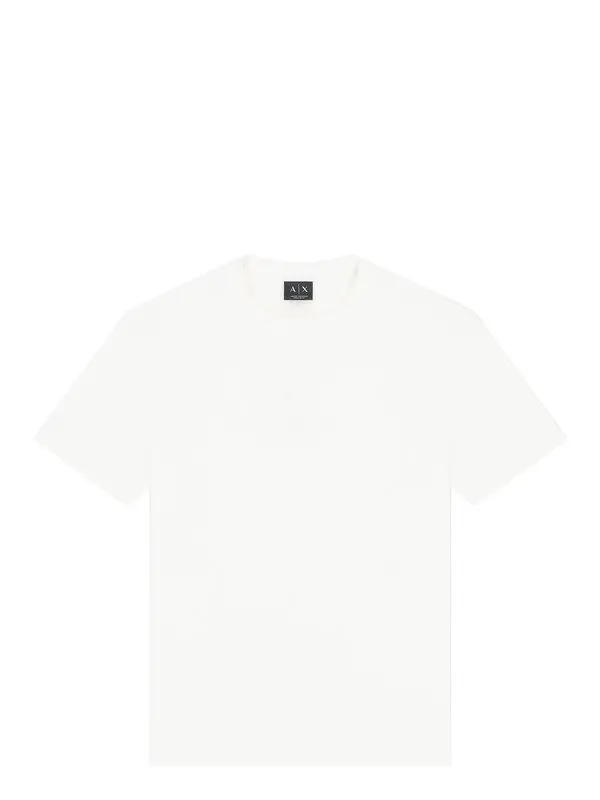 Armani Exchange Regular T-shirt In Cotton Jersey - White