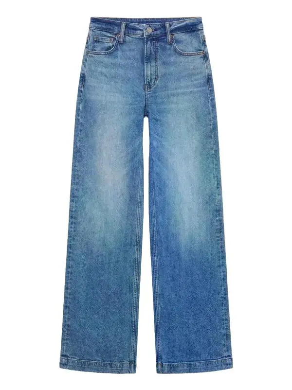 REFORMATION Bex Super Wide-leg Jeans - Blue
