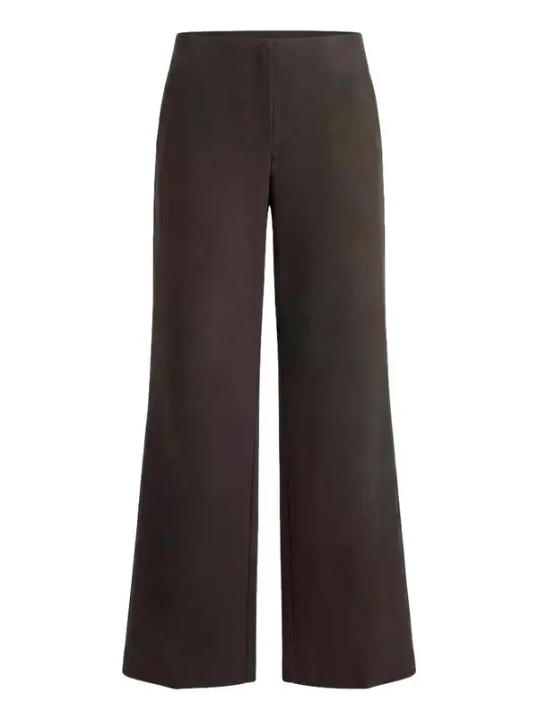 REFORMATION Vida Low-rise Trousers Wide Leg - Brown