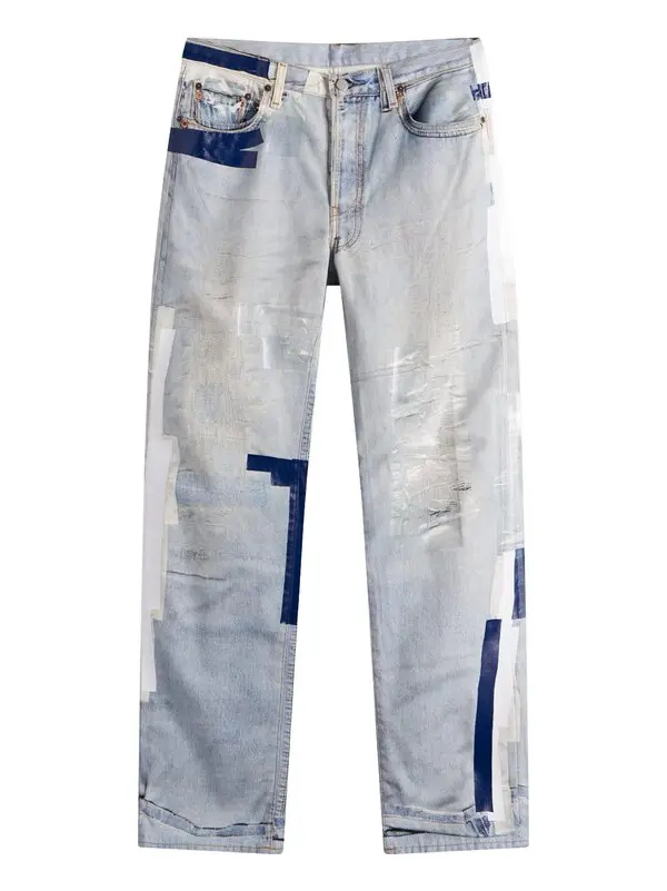 Acne Studios 1996 Tlo Tape Blue Jeans - Light Blue