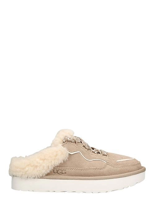 UGG Lowmel Suede Mules - Grey/light