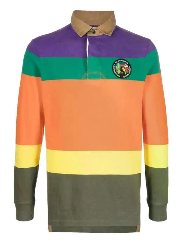 Polo Ralph Lauren Voyager Long-sleeved Polo Shirt - Orange