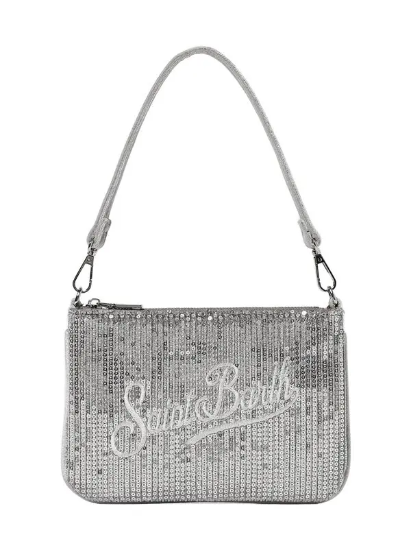 MC2 SAINT BARTH Sequined Mini Bag - Silver