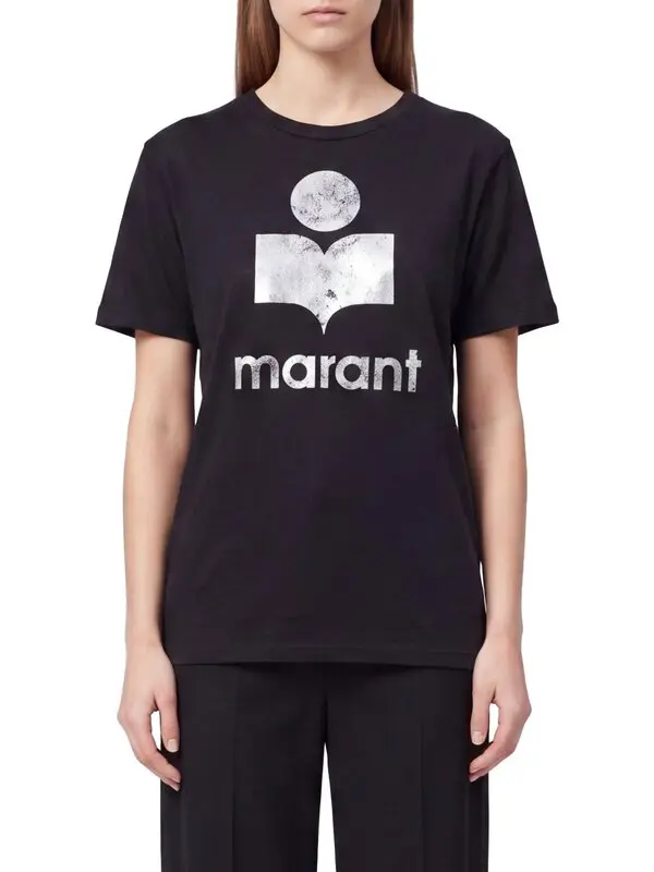 Isabel Marant Étoile Logo T-shirt - Black