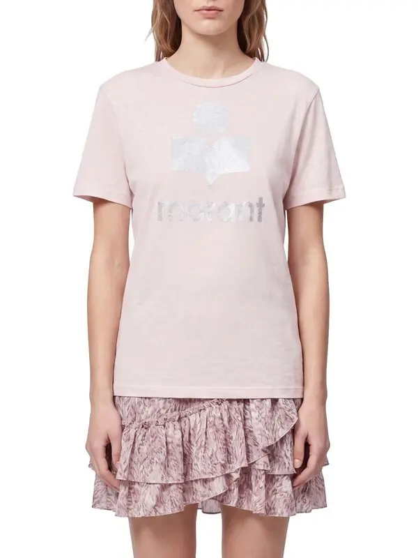 Isabel Marant Étoile Logo T-shirt - Pink
