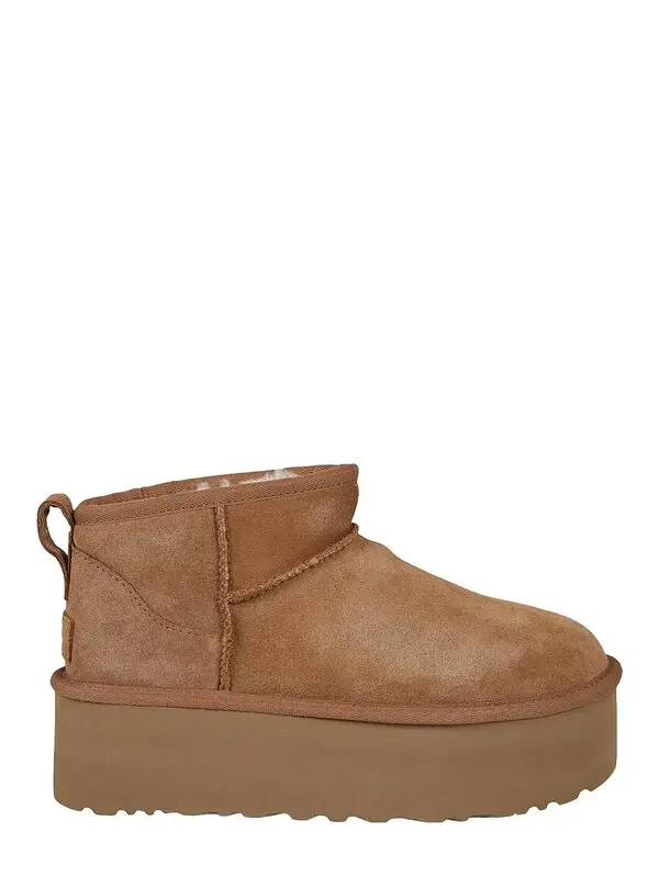 UGG Classic Ultra Mini Platform Boots - Brown