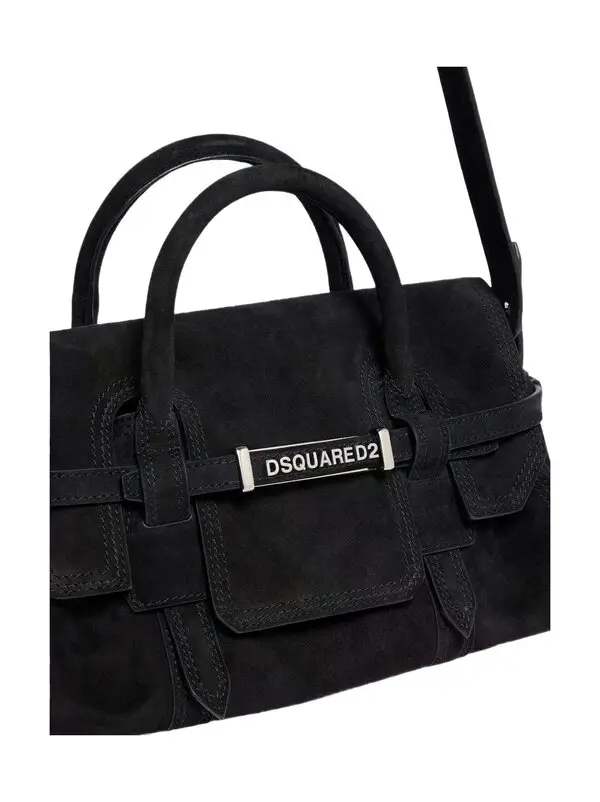 Dsquared2 Suede Tote Bag - Black