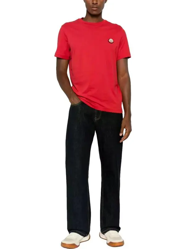 Moncler Logo-patch T-shirt - Red