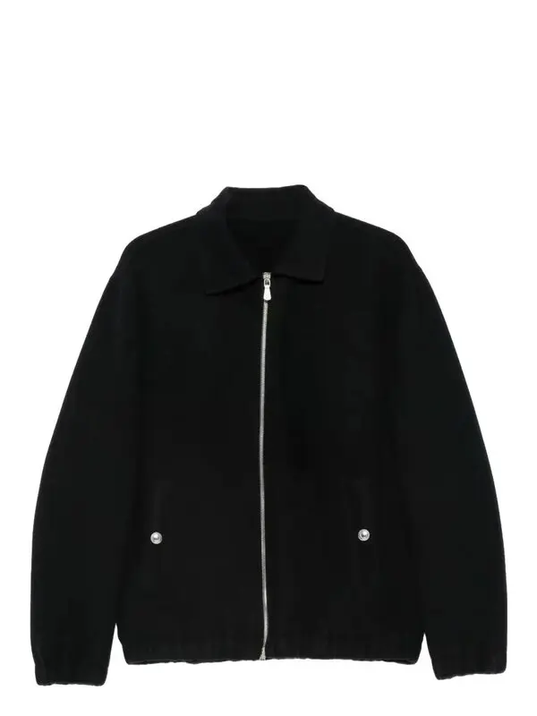 Eleventy Zip-up Jacket - Blue
