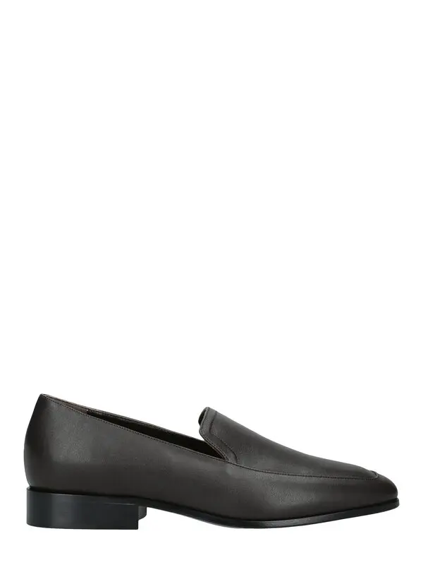 HERBERT LEVINE Leather The Real Deal Loafers 25 - Brown