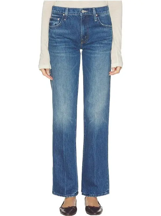 MOTHER The Mid Rise Rambler Skimp Jeans - Blue