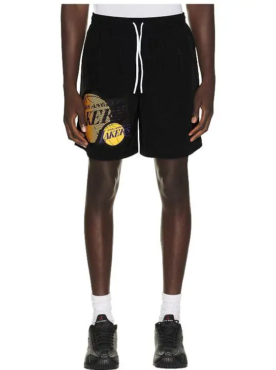 Mitchell & Ness Nba Los Angeles Lakers Best In Class 7 Shorts In . Also - Black