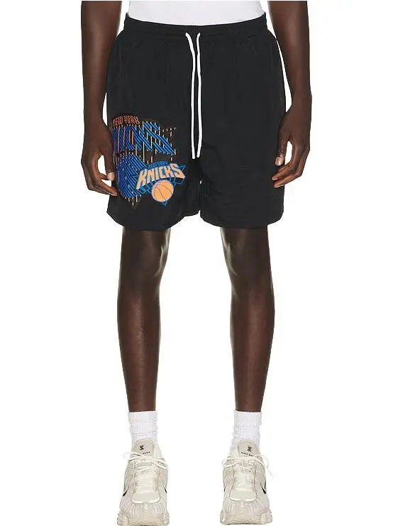 Mitchell & Ness Nba New York Knicks Best In Class 7 Shorts In . Also - Black