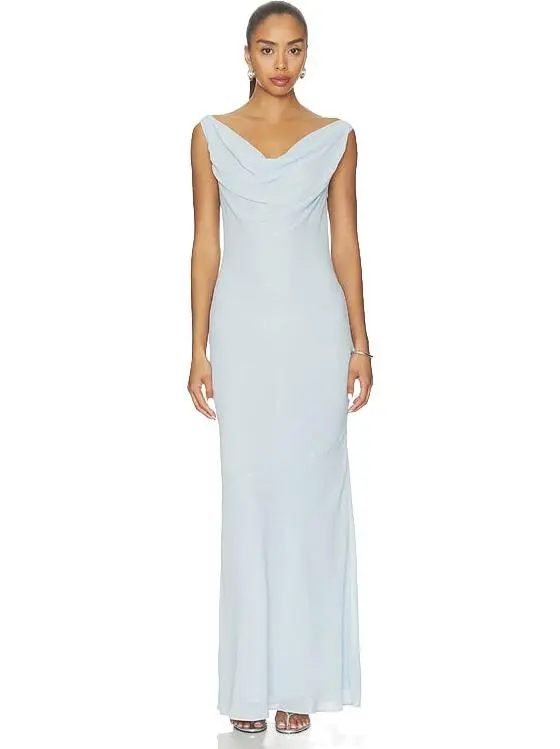 STONE COLD FOX X Revolve Gaia Maxi Dress - Blue