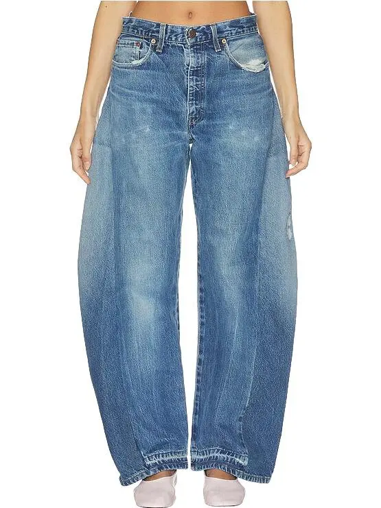 ALIGRACE The Noa Barrel Jean - Blue