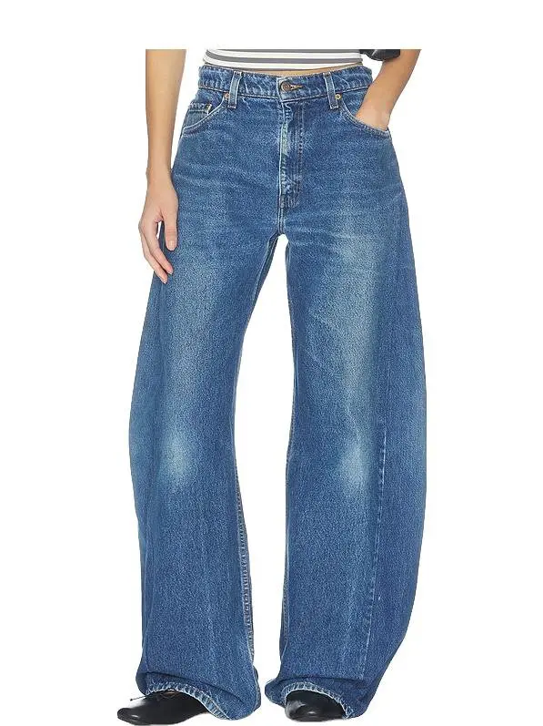 ALIGRACE The Noa Barrel Jean In . Also - Blue