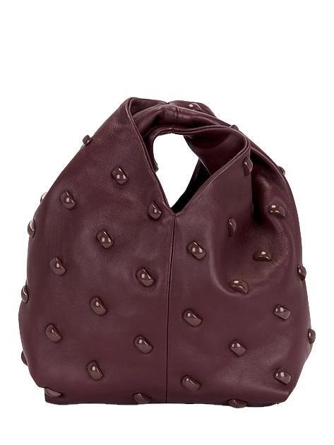 A.L.C. Simone Leather Bag With Studded Detail - Brown