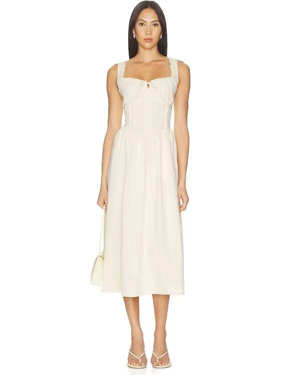 Astr The Label Sahana Dress - Neutral