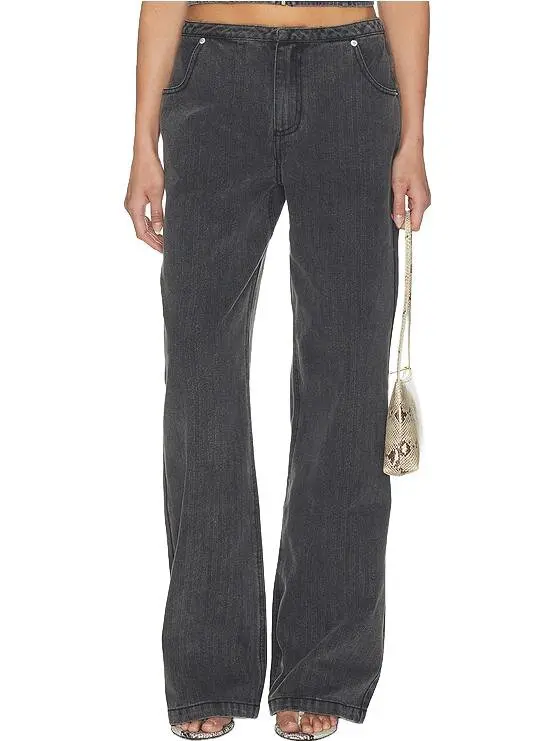 BY.DYLN Santal Jeans - Grey