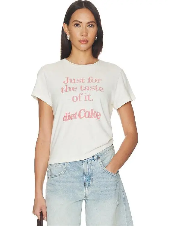 RE/DONE Classic Tee Diet Coke In . Also - Ivory