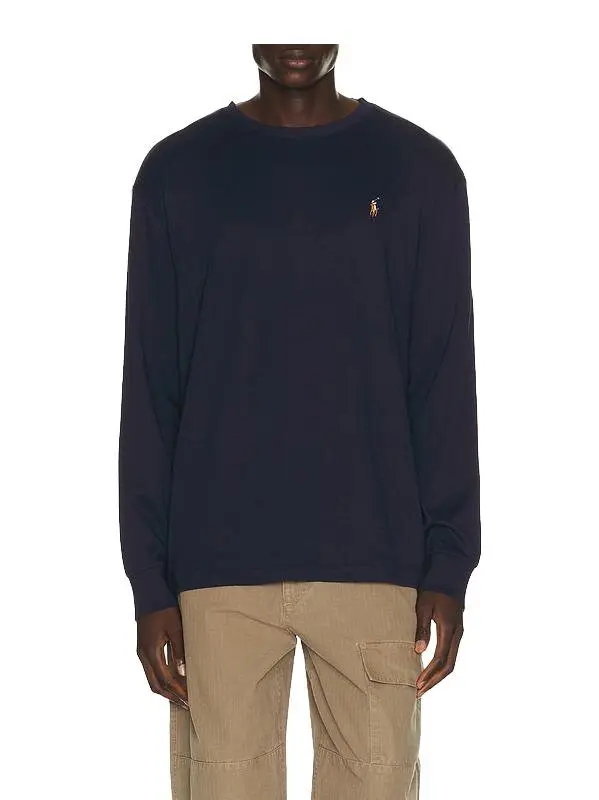 Polo Ralph Lauren Soft Touch Long Sleeve T-shirt In . Also - Blue