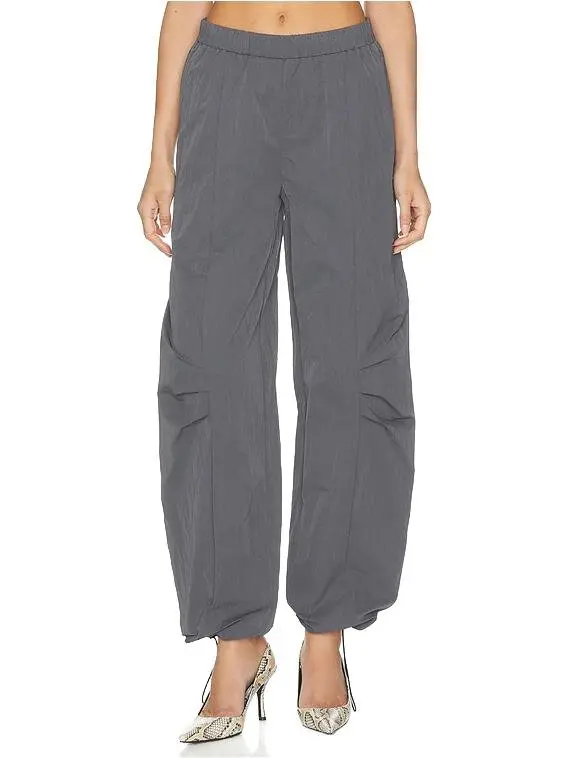 ROTATE BY BIRGER CHRISTENSEN Crispy Track Pants - Grey
