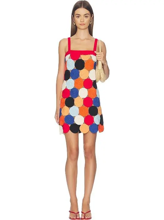 SIMONMILLER Beep Beep Tank Mini Dress - Multi