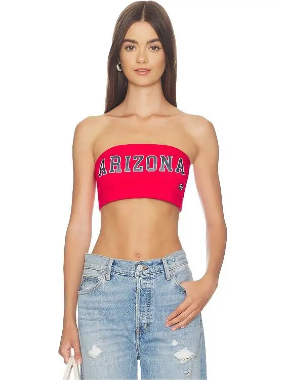 HYPE AND VICE University Of Arizona Bandeau Top In . Also - Red