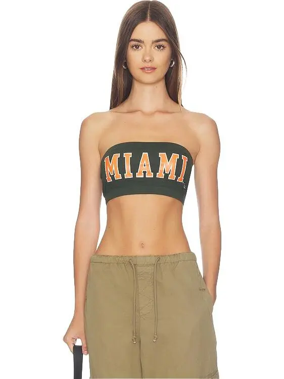 HYPE AND VICE Miami Bandeau Top In . Also - Green