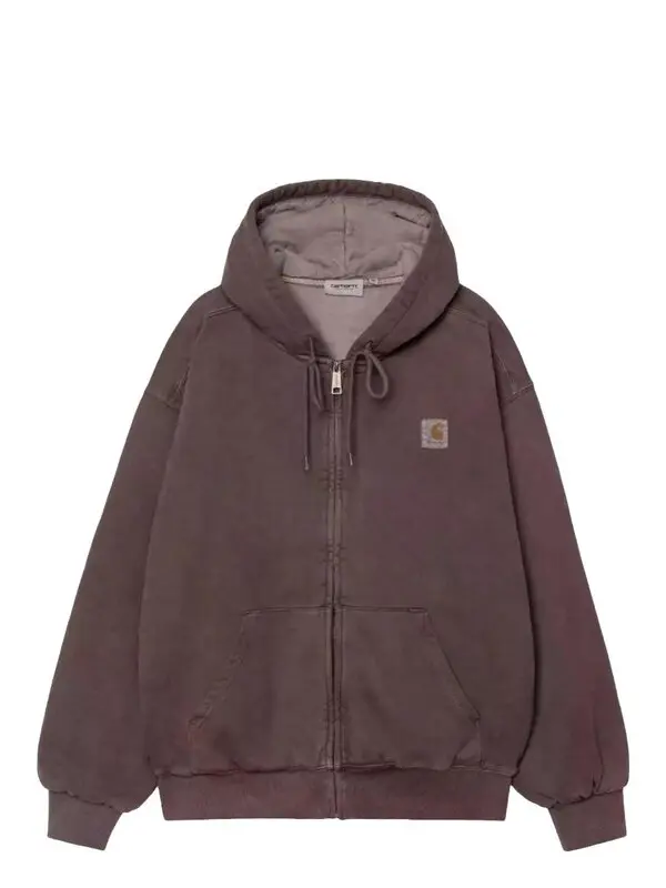Carhartt Work In Progress Hooded Vista Jacket With Diamond Quilted Lining - Brown