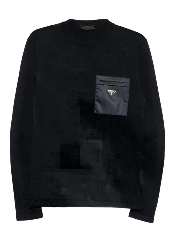 Prada Virgin Wool Sweater - Blue