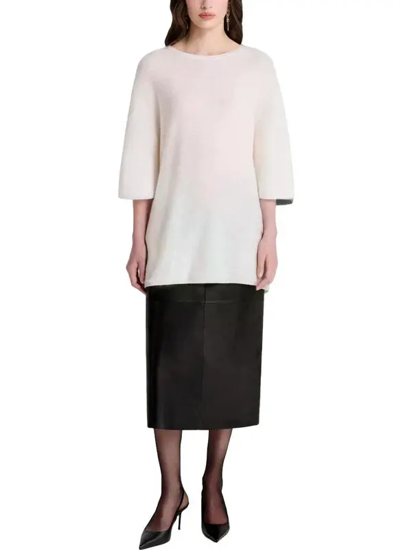 Nour Hammour Cobain Layered Sweater - Neutrals