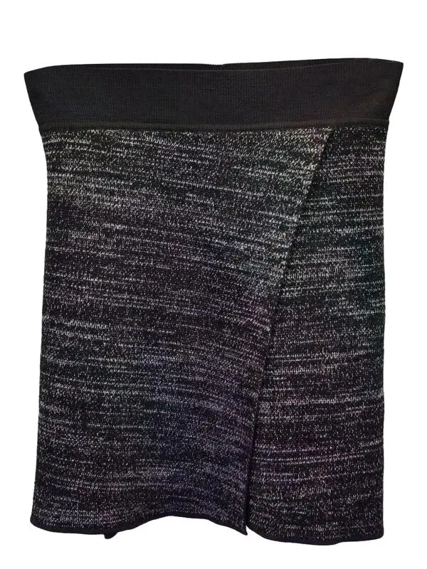 ISABEL MARANT VINTAGE Cashlin Wrap-effect Skirt - Black