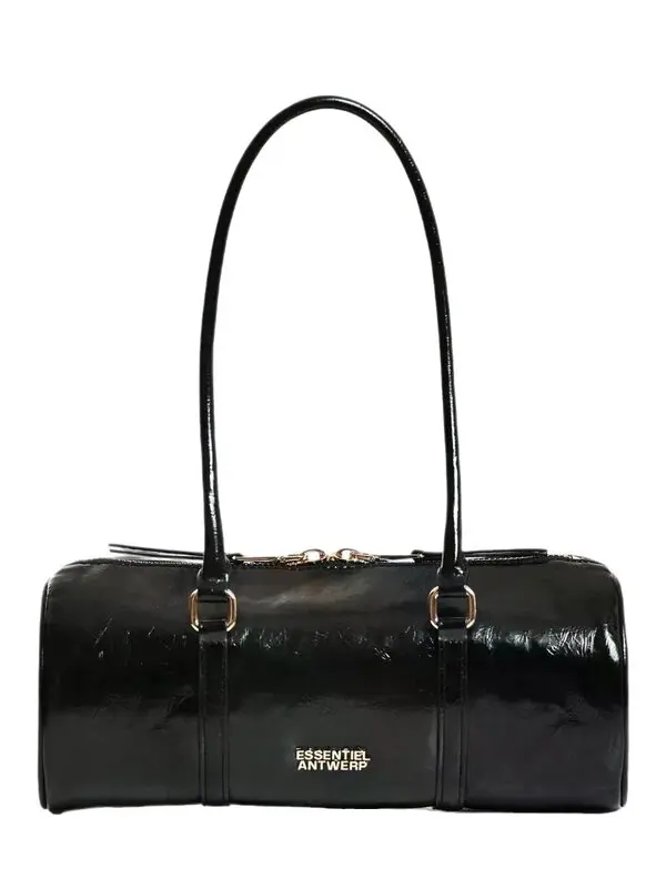 Essentiel Antwerp Kenneth Glossy Shoulder Bag - Black