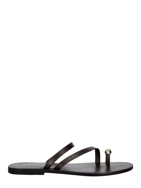 JONAK PARIS Wife Toe-ring Strappy Sandals - Brown