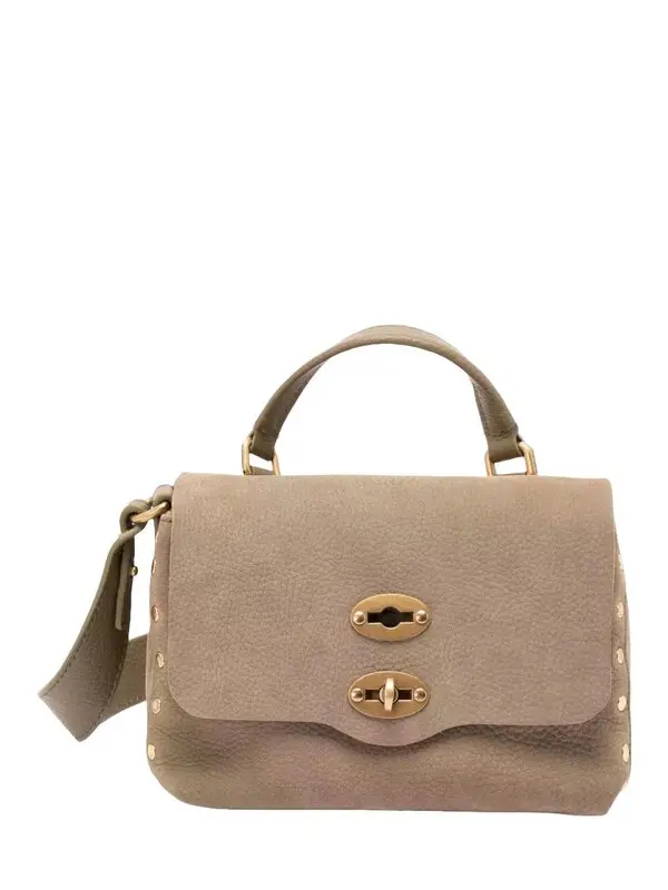 ZANELLATO Baby Postina Tote Bag With Stud Embellishments - Neutrals