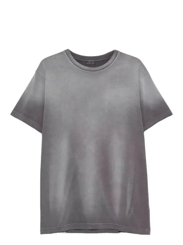 MUGLER Short-sleeve Ombré T-shirt - Grey