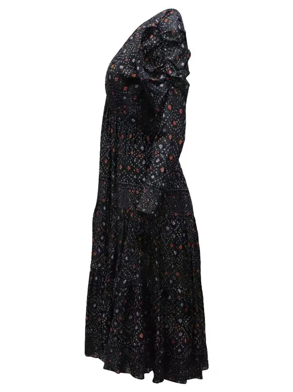 Ulla Johnson Miya Twist-front Dress - Blue