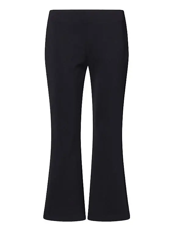 ASHLYN Cody Kick Flare Stretch-jersey Trousers - Black