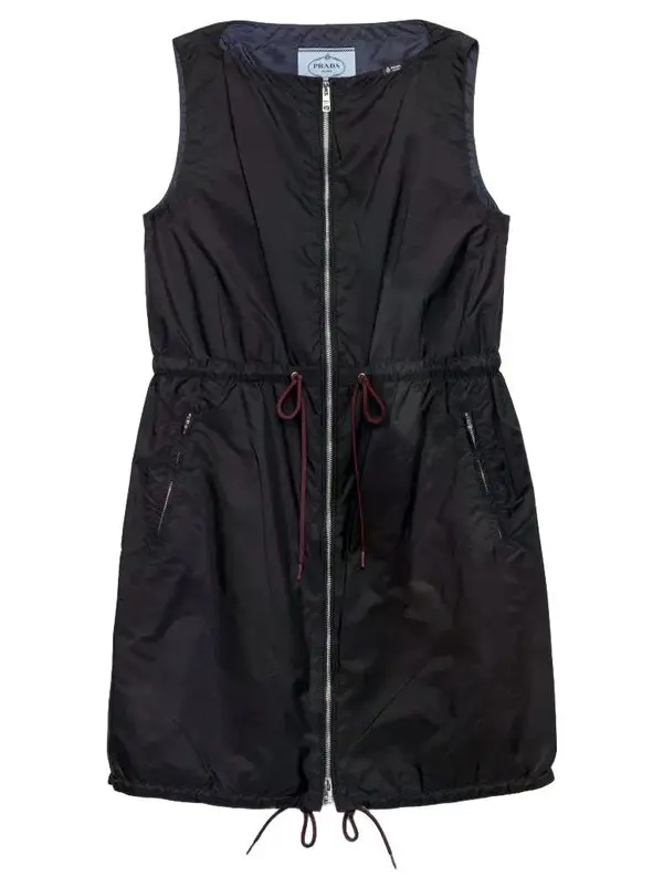 Prada Re-nylon Mini-dress - Black