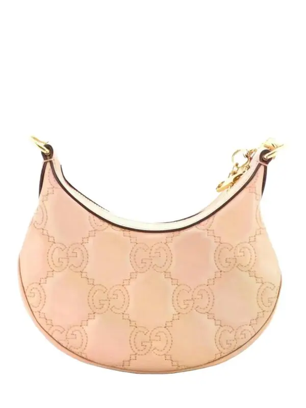 Gucci Gg Matelassé Leather Mini Shoulder Bag - Neutrals