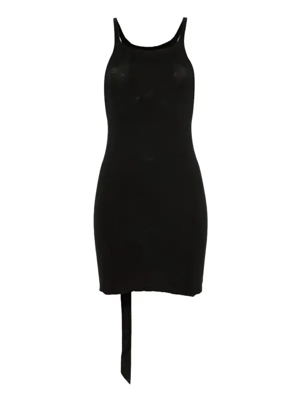 Rick Owens Sleeveless Ribbed-knit Top - Black