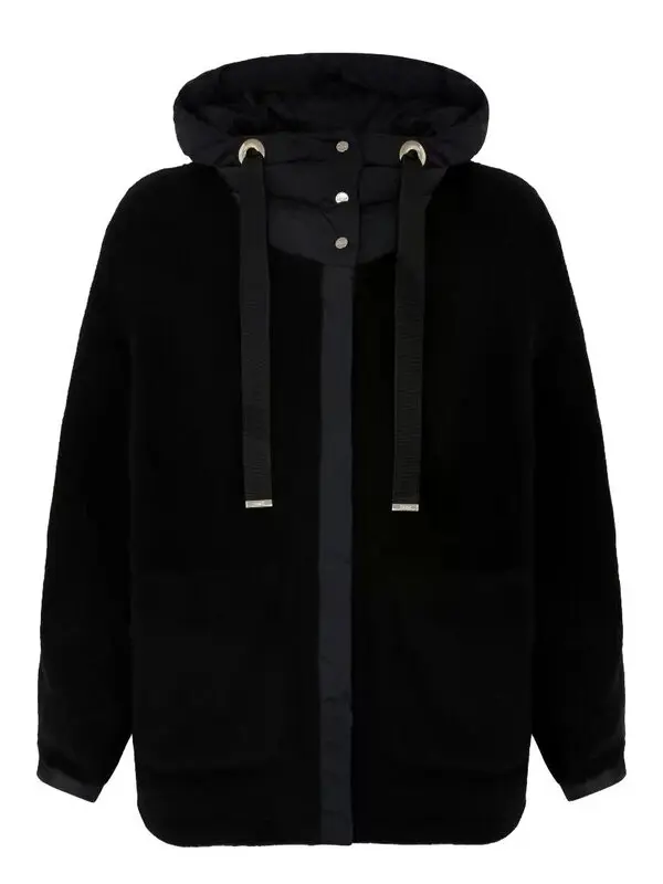 Herno Hooded Bomber Jacket - Black