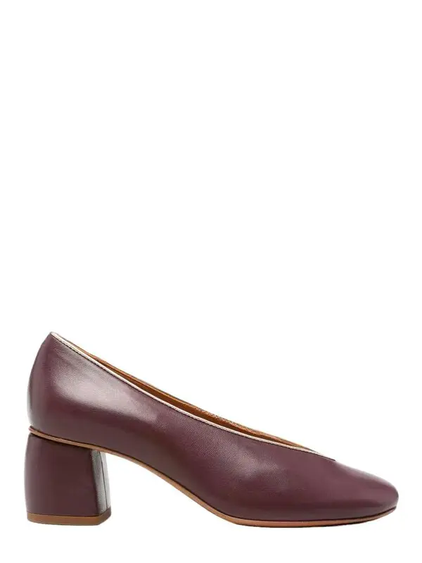 FORTE_FORTE Block-heel Pumps - Red
