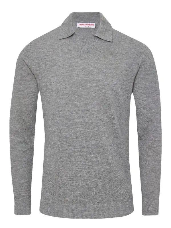 Orlebar Brown Bresson Cashmere Knit Sweater - Grey