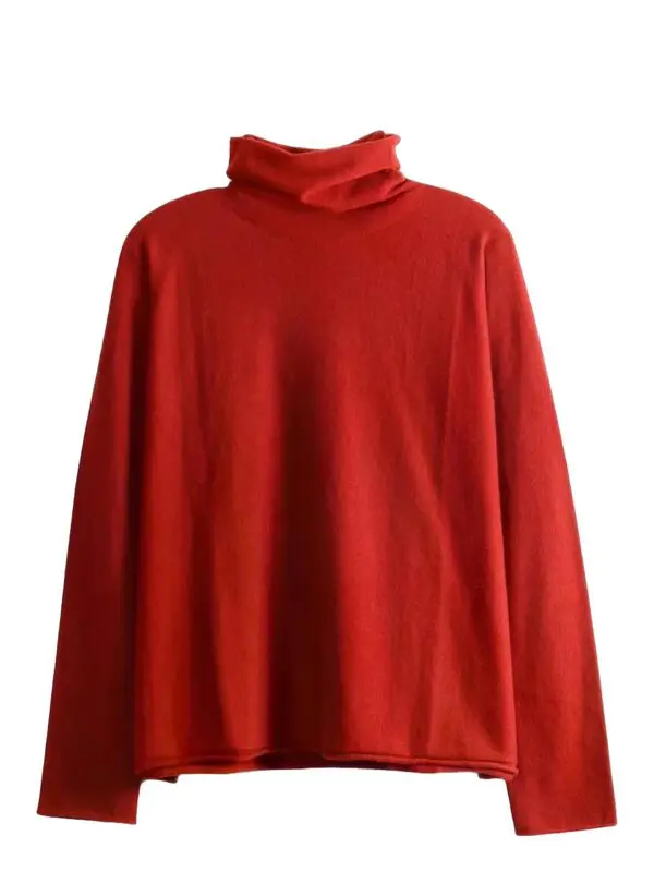 CASEY CASEY Roll-neck Long-sleeve Sweater - Red