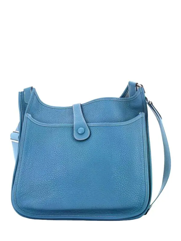 Hermès Evelyne Bag Gen Iii Clemence Gm - Blue
